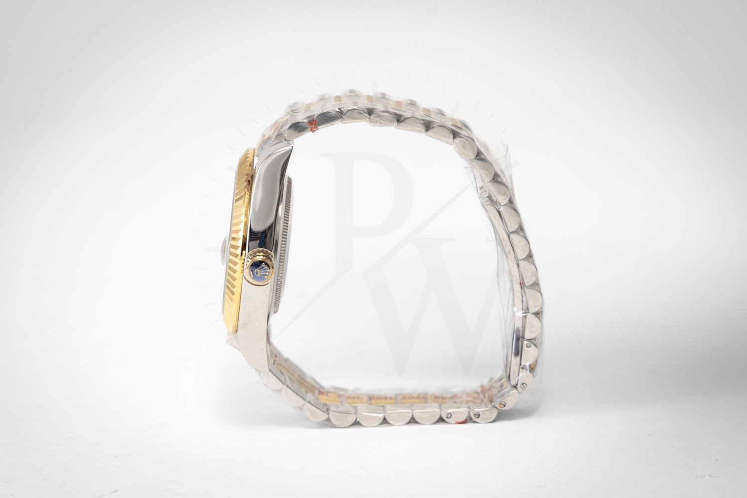 Rolex Day Date Acero-Dorado Cara Azul Automático AAA Japones - Prime ...