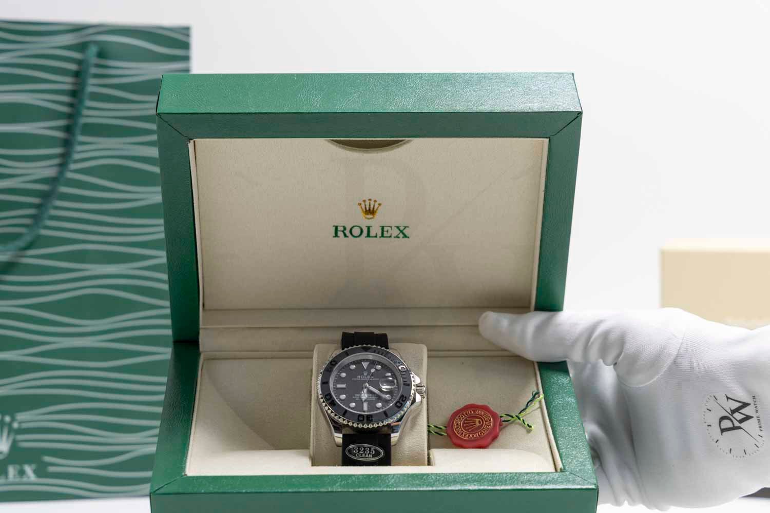 Rolex Yacht Master Caucho Automatico AAA Japones - Prime Watch Mx